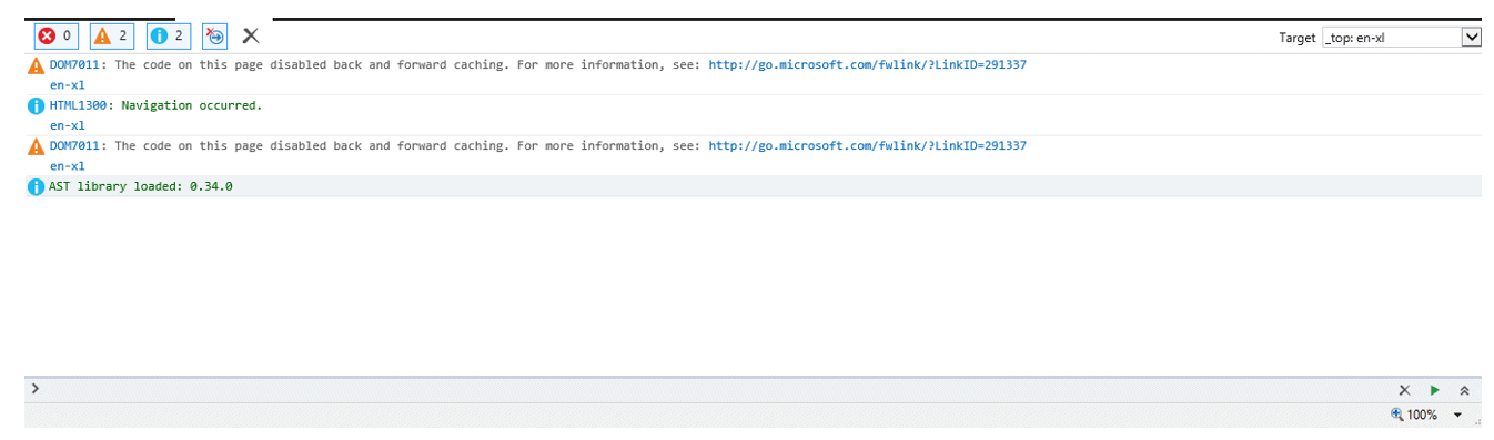 Internet Explorer debug tutorial | DebugBar