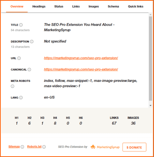 SEO Chrome Extension, the best ones to perform a quick audit | DebugBar