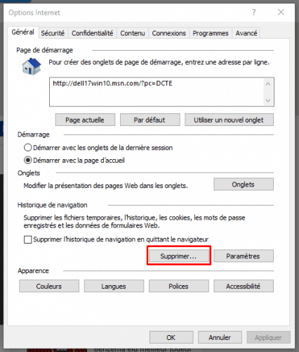 Comment vider le cache dans Internet Explorer ? | Debugbar