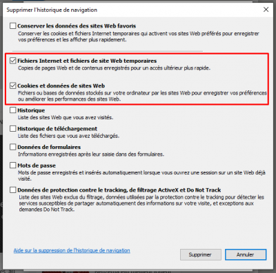 Comment vider le cache dans Internet Explorer ? | Debugbar