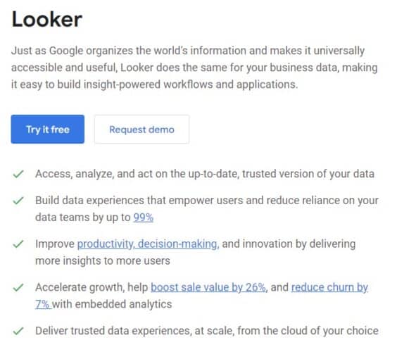 Google Looker: Cloud Business Intelligence