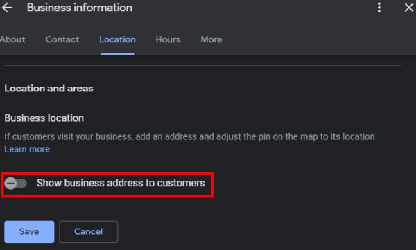 How to set up Google My Business without a business address? | DebugBar