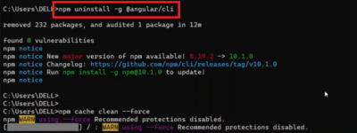 How to Uninstall (and Reinstall) Angular CLI? | DebugBar