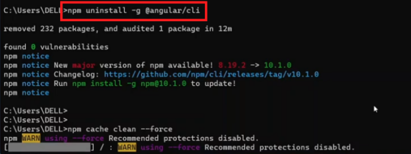 How to Uninstall (and Reinstall) Angular CLI? | DebugBar